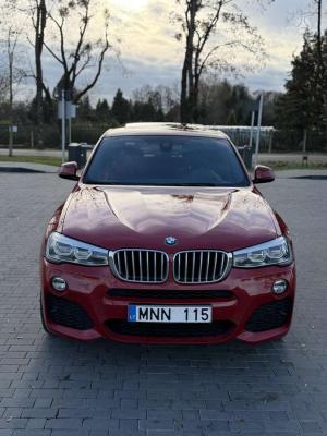 Red BMW X4 2015 in Kaunas, with an engine capacity of 2.00 L and mileage of 265 thousand km for 17200 €, photo  on AUTOMOTO.COM.LV
