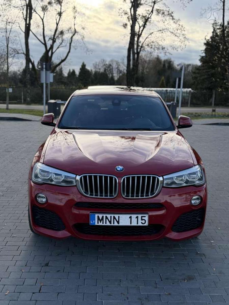 Sarkans BMW X4 2015 Kauņa, ar dzinēja tilpumu 2.00 L un nobraukumu 265 tūkst. km par 17200 €, foto 1 vietnē AUTOMOTO.COM.LV
