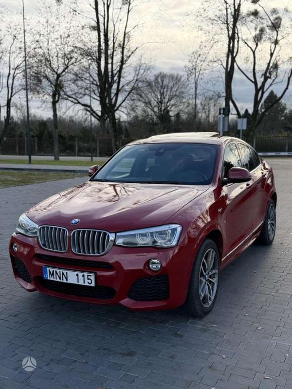 Sarkans BMW X4 2015 Kauņa, ar dzinēja tilpumu 2.00 L un nobraukumu 265 tūkst. km par 17200 €, foto 2 vietnē AUTOMOTO.COM.LV