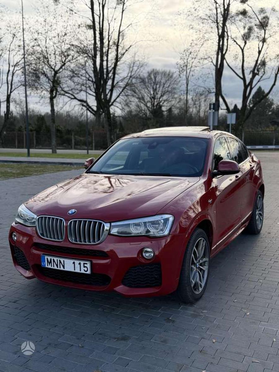 Sarkans BMW X4 2015 Kauņa, ar dzinēja tilpumu 2.00 L un nobraukumu 265 tūkst. km par 17200 €, foto 2 vietnē AUTOMOTO.COM.LV