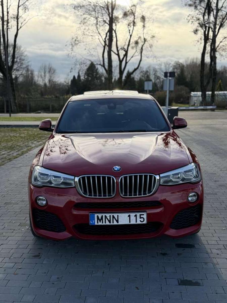 Sarkans BMW X4 2015 Kauņa, ar dzinēja tilpumu 2.00 L un nobraukumu 265 tūkst. km par 17200 €, foto 6 vietnē AUTOMOTO.COM.LV