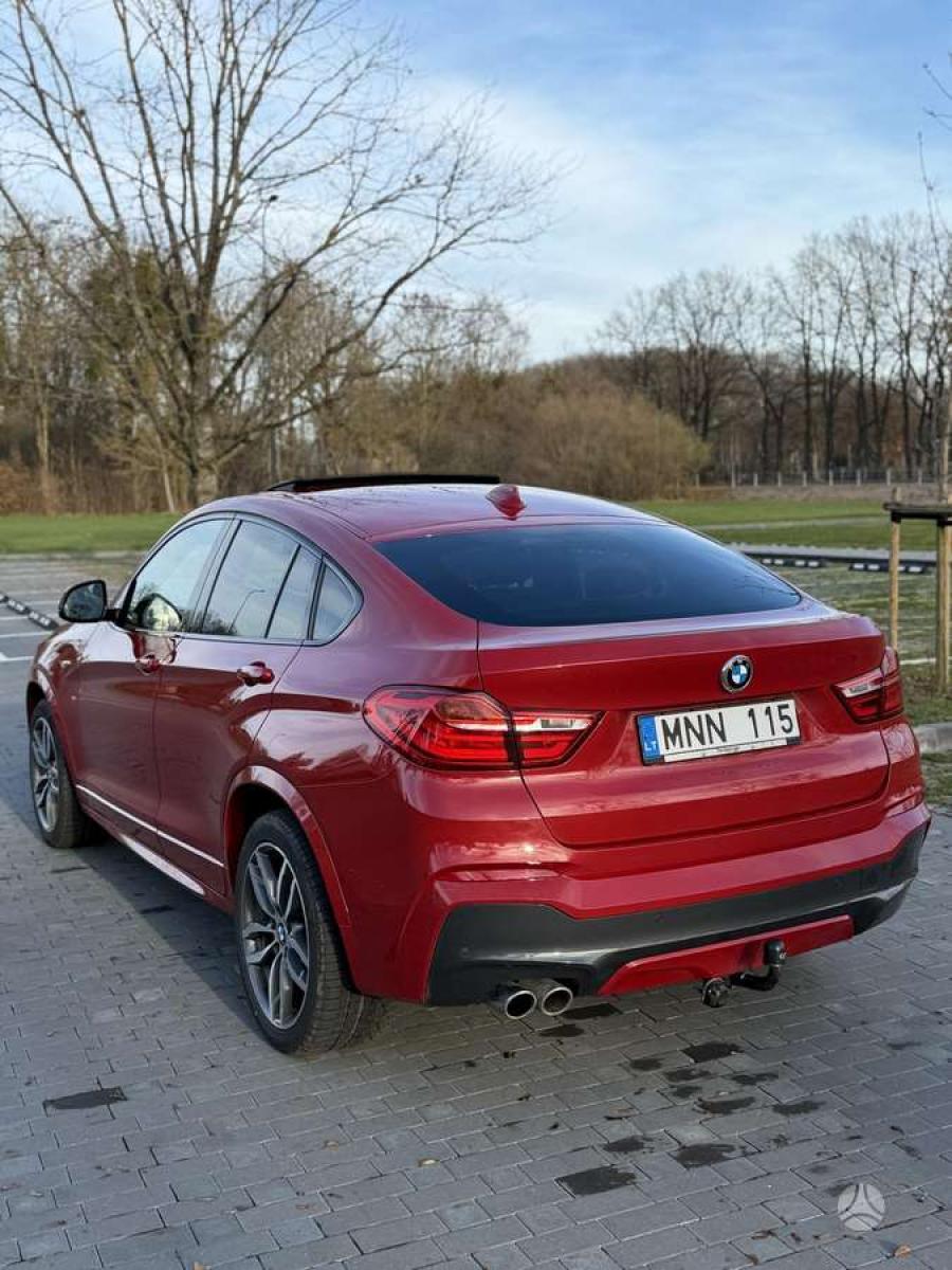 Sarkans BMW X4 2015 Kauņa, ar dzinēja tilpumu 2.00 L un nobraukumu 265 tūkst. km par 17200 €, foto 8 vietnē AUTOMOTO.COM.LV
