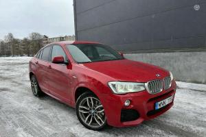 Sarkans BMW X4 2015 Kauņa, ar dzinēja tilpumu 2.99 L un nobraukumu 265 tūkst. km par 17450 €, foto  vietnē AUTOMOTO.COM.LV