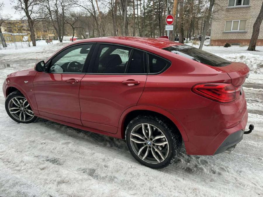 Sarkans BMW X4 2015 Kauņa, ar dzinēja tilpumu 2.99 L un nobraukumu 265 tūkst. km par 17450 €, foto 6 vietnē AUTOMOTO.COM.LV