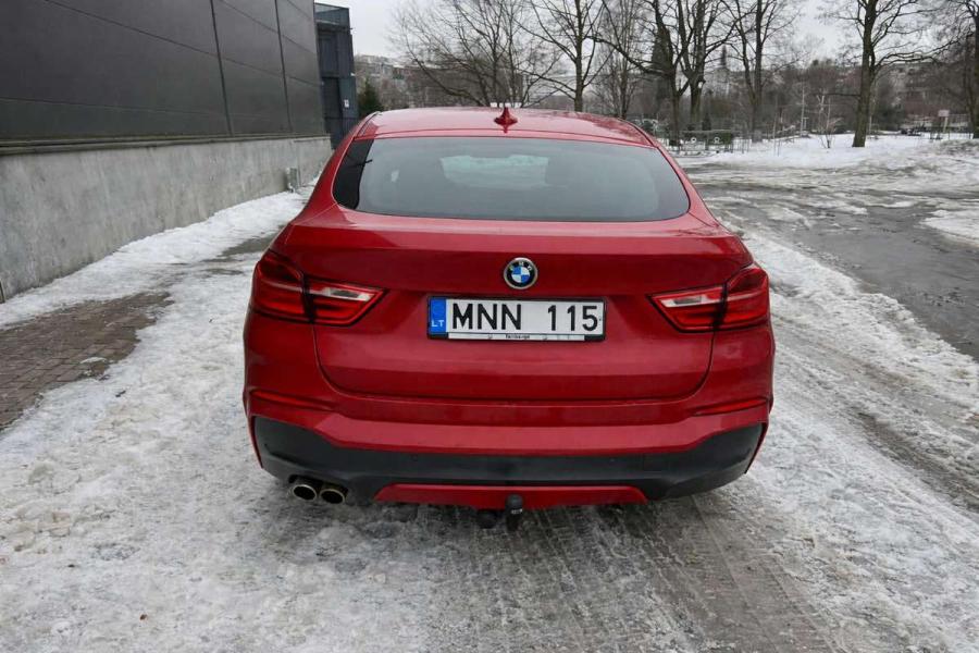 Sarkans BMW X4 2015 Kauņa, ar dzinēja tilpumu 2.99 L un nobraukumu 265 tūkst. km par 17450 €, foto 22 vietnē AUTOMOTO.COM.LV