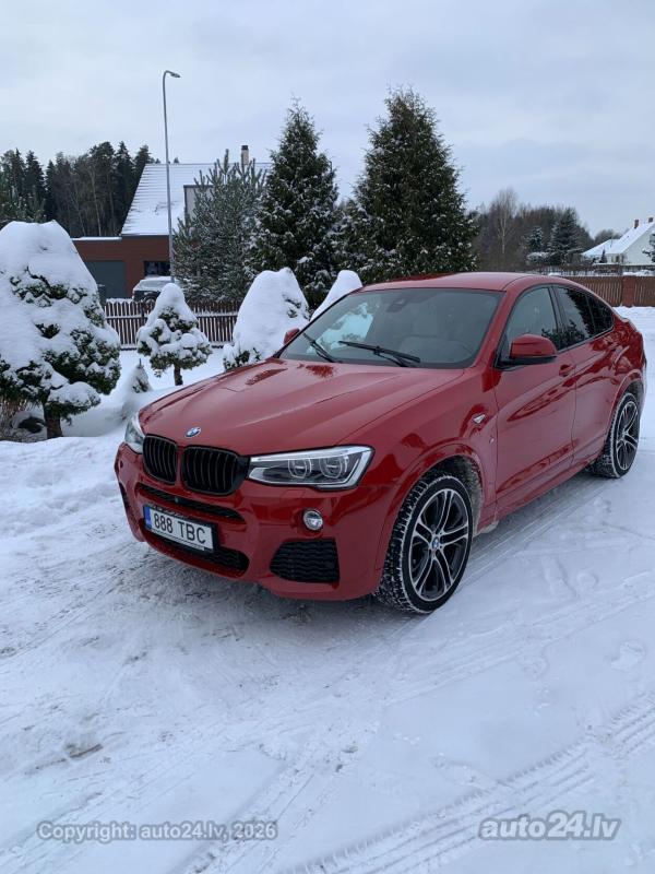 Red BMW X4 2015 in Tallinn, with an engine capacity of 3.00 L and mileage of 330 thousand km for 16500 €, photo 1 on AUTOMOTO.COM.LV