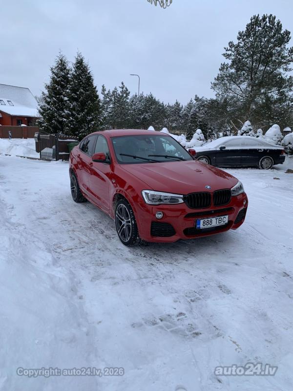 Red BMW X4 2015 in Tallinn, with an engine capacity of 3.00 L and mileage of 330 thousand km for 16500 €, photo 5 on AUTOMOTO.COM.LV
