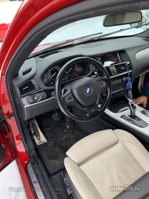 Red BMW X4 2015 in Tallinn, with an engine capacity of 3.00 L and mileage of 330 thousand km for 16500 €, photo 7 on AUTOMOTO.COM.LV