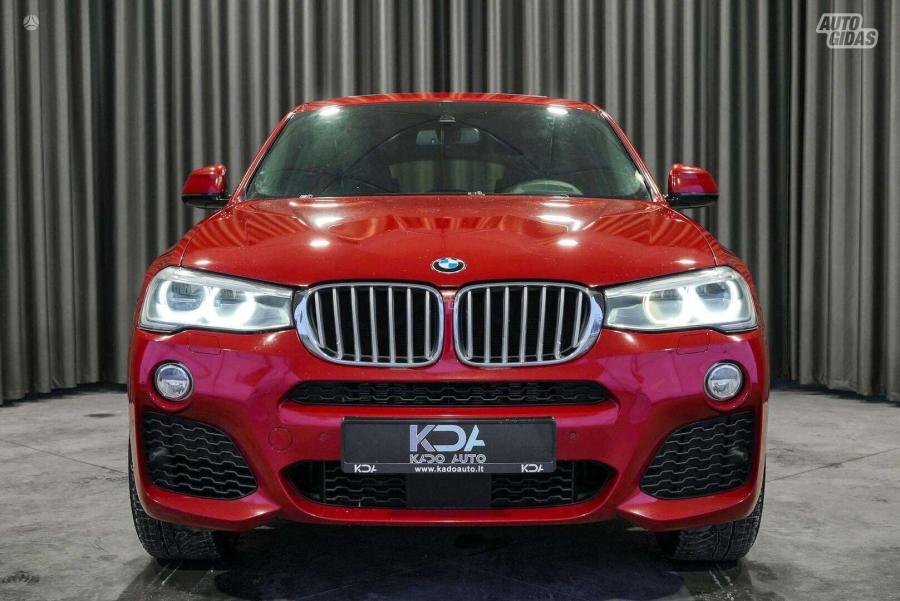 Red BMW X4 2015 in Marijampole, with an engine capacity of 3.00 L and mileage of 275 thousand km for 16650 €, photo 4 on AUTOMOTO.COM.LV