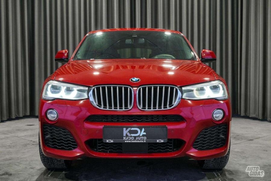 Red BMW X4 2015 in Marijampole, with an engine capacity of 3.00 L and mileage of 275 thousand km for 16250 €, photo 4 on AUTOMOTO.COM.LV