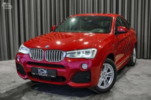 Red BMW X4 2015 in Marijampole, with an engine capacity of 3.00 L and mileage of 275 thousand km for 16250 €, photo 5 on AUTOMOTO.COM.LV