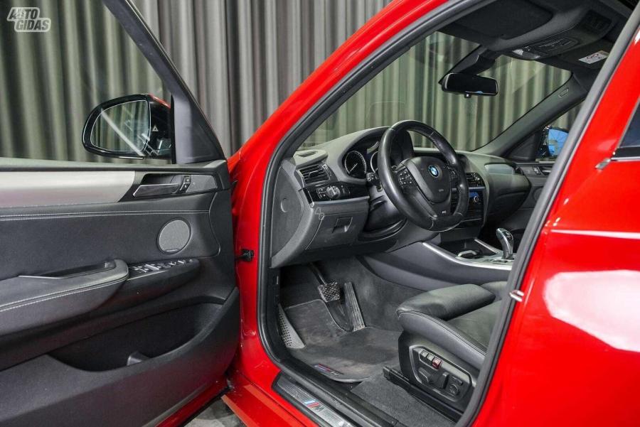 Red BMW X4 2015 in Marijampole, with an engine capacity of 3.00 L and mileage of 275 thousand km for 16250 €, photo 18 on AUTOMOTO.COM.LV