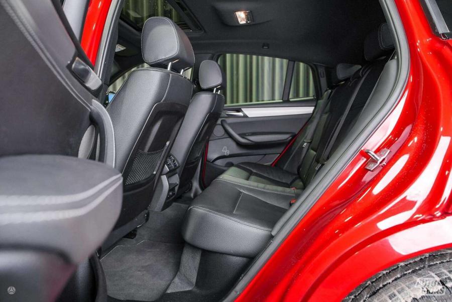 Red BMW X4 2015 in Marijampole, with an engine capacity of 3.00 L and mileage of 275 thousand km for 16250 €, photo 26 on AUTOMOTO.COM.LV
