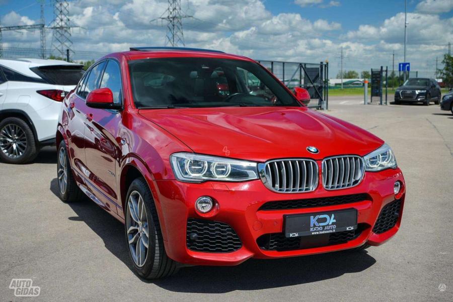 Sarkans BMW X4 2015 Marijampole, ar dzinēja tilpumu 3.00 L un nobraukumu 275 tūkst. km par 15950 €, foto 3 vietnē AUTOMOTO.COM.LV