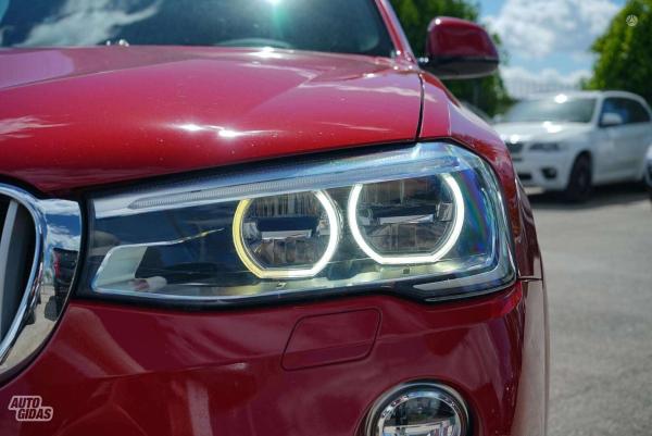 Red BMW X4 2015 in Marijampole, with an engine capacity of 3.00 L and mileage of 275 thousand km for 15950 €, photo 7 on AUTOMOTO.COM.LV