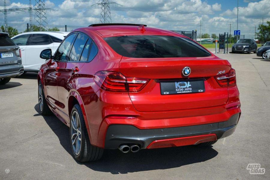 Sarkans BMW X4 2015 Marijampole, ar dzinēja tilpumu 3.00 L un nobraukumu 275 tūkst. km par 15950 €, foto 10 vietnē AUTOMOTO.COM.LV