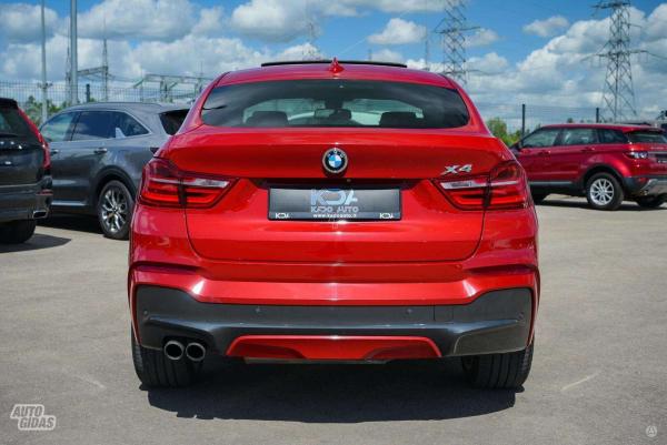 Red BMW X4 2015 in Marijampole, with an engine capacity of 3.00 L and mileage of 275 thousand km for 15950 €, photo 10 on AUTOMOTO.COM.LV