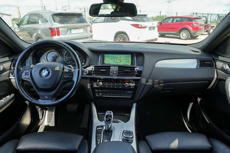 Sarkans BMW X4 2015 Marijampole, ar dzinēja tilpumu 3.00 L un nobraukumu 275 tūkst. km par 15950 €, foto 17 vietnē AUTOMOTO.COM.LV