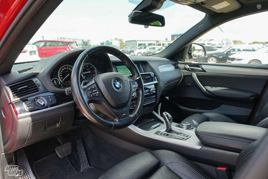 Sarkans BMW X4 2015 Marijampole, ar dzinēja tilpumu 3.00 L un nobraukumu 275 tūkst. km par 15950 €, foto 27 vietnē AUTOMOTO.COM.LV