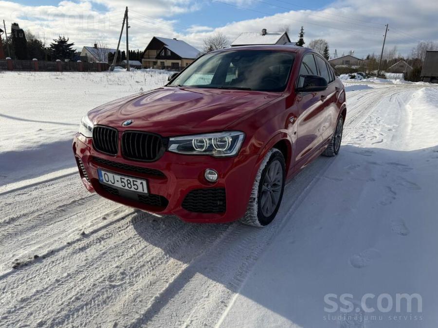 Sarkans BMW X4 2015 Jēkabpils, ar dzinēja tilpumu 3.00 L un nobraukumu 204 tūkst. km par 17400 €, foto 4 vietnē AUTOMOTO.COM.LV