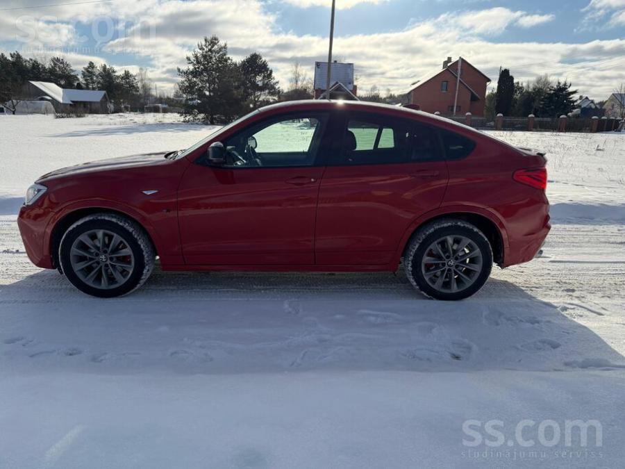 Sarkans BMW X4 2015 Jēkabpils, ar dzinēja tilpumu 3.00 L un nobraukumu 204 tūkst. km par 17400 €, foto 5 vietnē AUTOMOTO.COM.LV