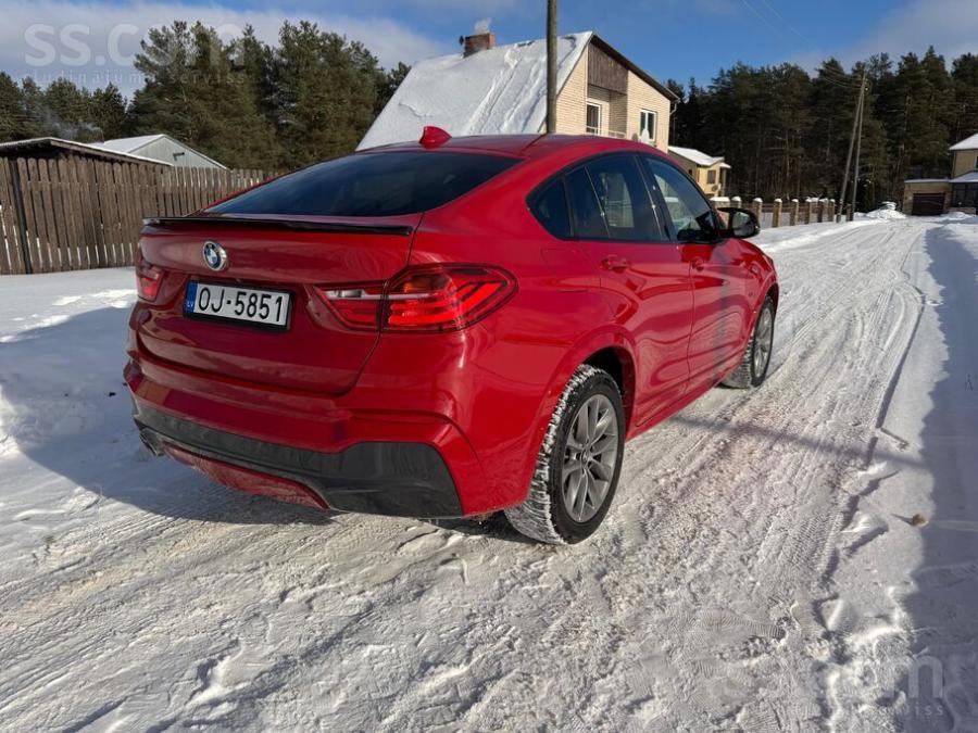 Sarkans BMW X4 2015 Jēkabpils, ar dzinēja tilpumu 3.00 L un nobraukumu 204 tūkst. km par 17400 €, foto 8 vietnē AUTOMOTO.COM.LV