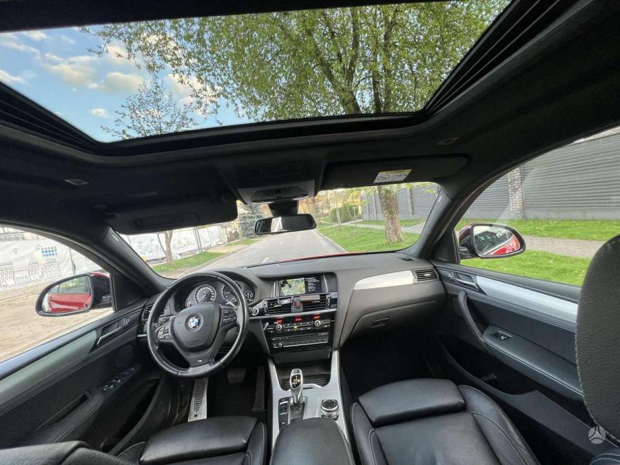 Sarkans BMW X4 2015 Kauņa, ar dzinēja tilpumu 2.99 L un nobraukumu 265 tūkst. km par 16999 €, foto 15 vietnē AUTOMOTO.COM.LV
