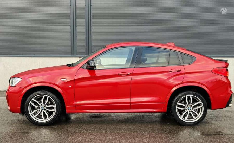 Sarkans BMW X4 2016 Kauņa, ar dzinēja tilpumu 2.00 L un nobraukumu 240 tūkst. km par 16900 €, foto 4 vietnē AUTOMOTO.COM.LV