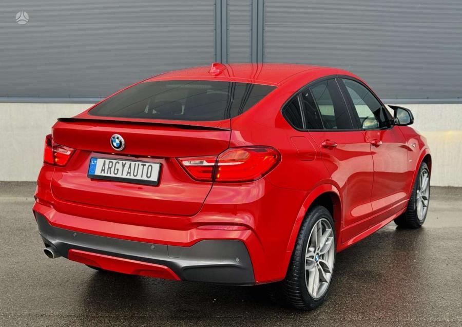 Sarkans BMW X4 2016 Kauņa, ar dzinēja tilpumu 2.00 L un nobraukumu 240 tūkst. km par 16900 €, foto 7 vietnē AUTOMOTO.COM.LV