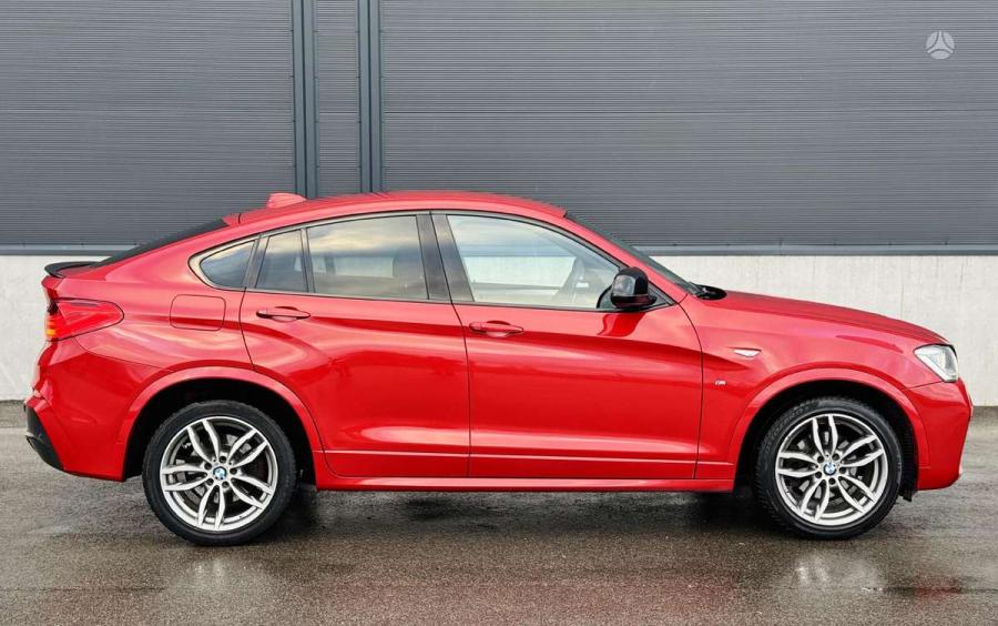 Sarkans BMW X4 2016 Kauņa, ar dzinēja tilpumu 2.00 L un nobraukumu 240 tūkst. km par 16900 €, foto 8 vietnē AUTOMOTO.COM.LV