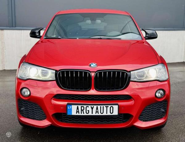 Red BMW X4 2016 in Kaunas, with an engine capacity of 2.00 L and mileage of 240 thousand km for 16900 €, photo 10 on AUTOMOTO.COM.LV