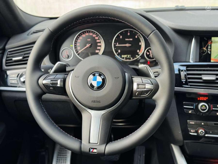 Sarkans BMW X4 2016 Kauņa, ar dzinēja tilpumu 2.00 L un nobraukumu 240 tūkst. km par 16900 €, foto 17 vietnē AUTOMOTO.COM.LV