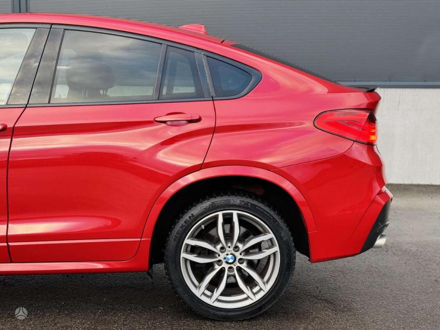 Sarkans BMW X4 2016 Kauņa, ar dzinēja tilpumu 2.00 L un nobraukumu 240 tūkst. km par 16900 €, foto 33 vietnē AUTOMOTO.COM.LV