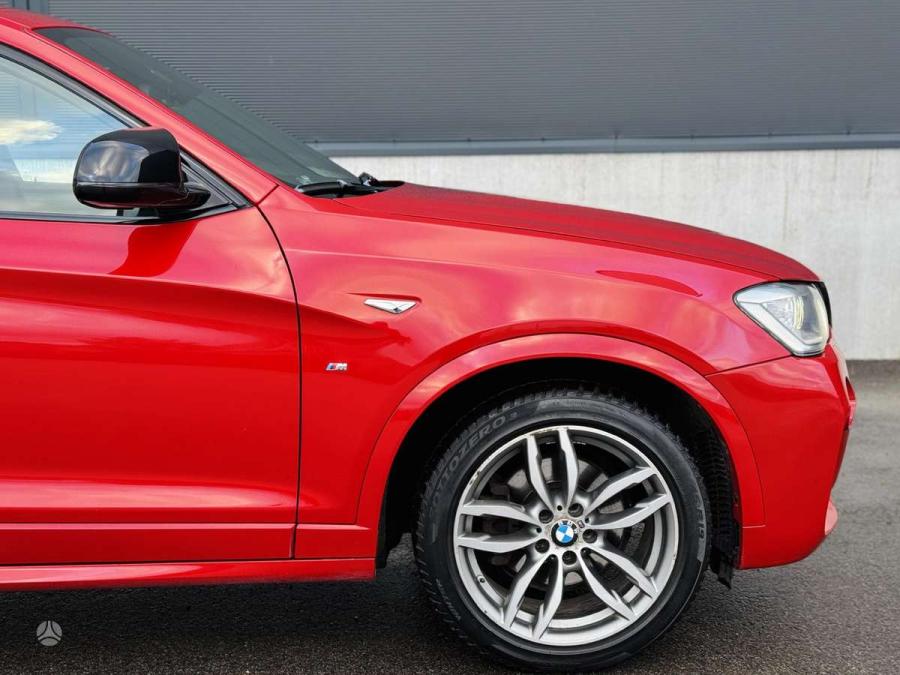 Sarkans BMW X4 2016 Kauņa, ar dzinēja tilpumu 2.00 L un nobraukumu 240 tūkst. km par 16900 €, foto 34 vietnē AUTOMOTO.COM.LV