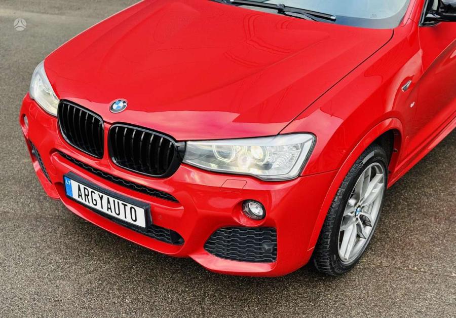 Sarkans BMW X4 2016 Kauņa, ar dzinēja tilpumu 2.00 L un nobraukumu 240 tūkst. km par 16900 €, foto 40 vietnē AUTOMOTO.COM.LV