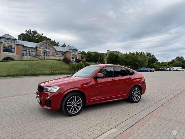 Red BMW X4 2016 in Vilnius, with an engine capacity of 2.00 L and mileage of 204 thousand km for 14000 €, photo 1 on AUTOMOTO.COM.LV