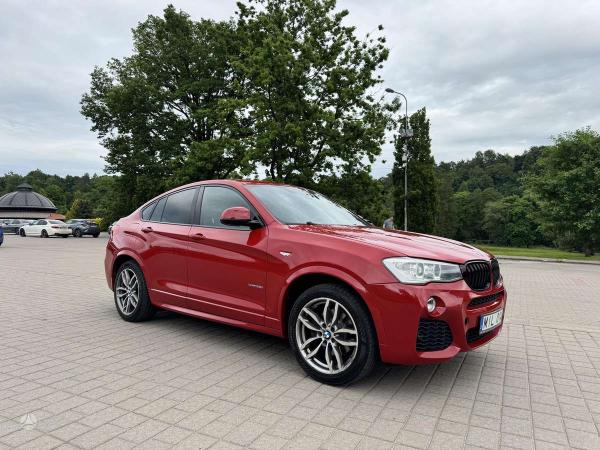 Red BMW X4 2016 in Vilnius, with an engine capacity of 2.00 L and mileage of 204 thousand km for 14000 €, photo 5 on AUTOMOTO.COM.LV