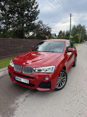 Red BMW X4 2016 in Kaunas, with an engine capacity of 2.99 L and mileage of 265 thousand km for 15999 €, photo  on AUTOMOTO.COM.LV