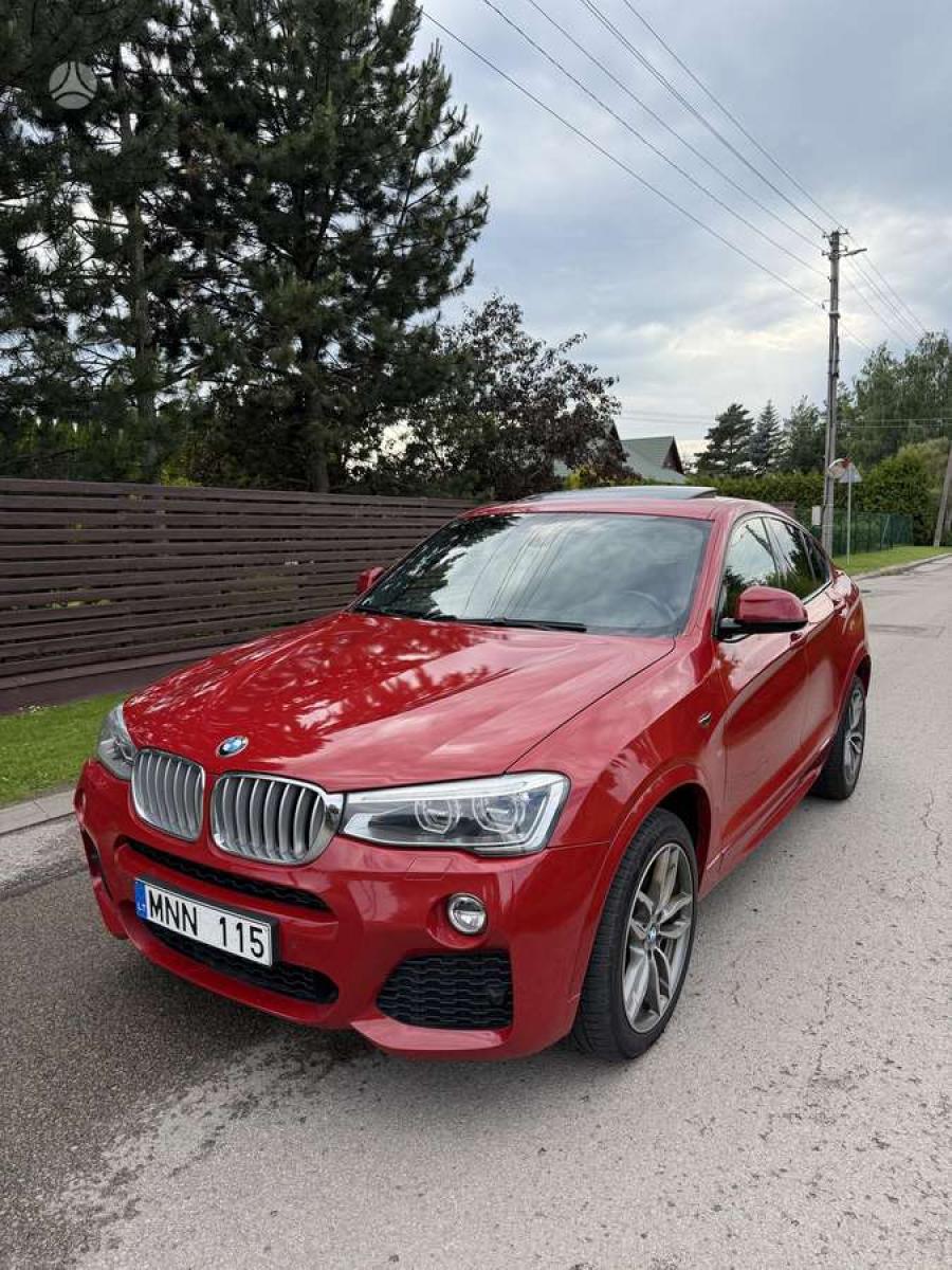 Sarkans BMW X4 2016 Kauņa, ar dzinēja tilpumu 2.99 L un nobraukumu 265 tūkst. km par 15999 €, foto 5 vietnē AUTOMOTO.COM.LV