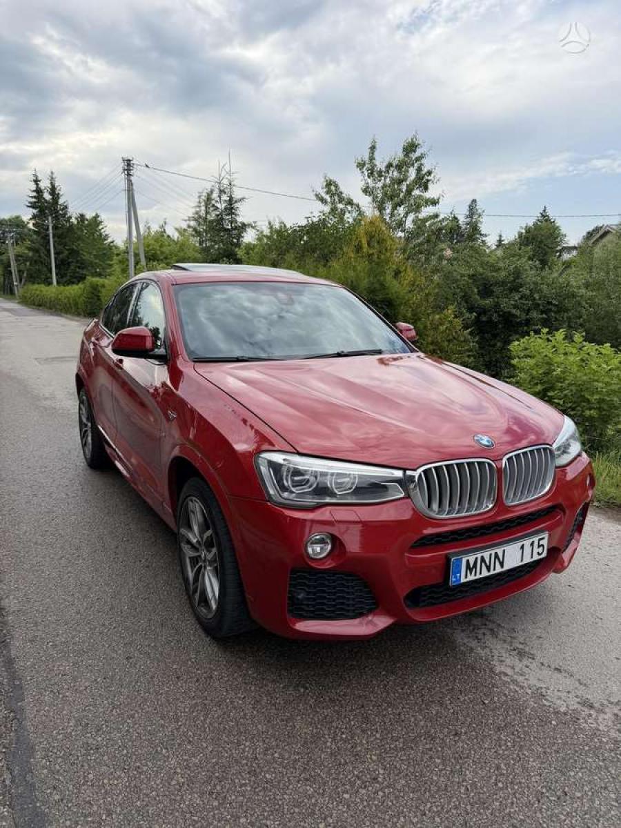 Sarkans BMW X4 2016 Kauņa, ar dzinēja tilpumu 2.99 L un nobraukumu 265 tūkst. km par 15999 €, foto 7 vietnē AUTOMOTO.COM.LV