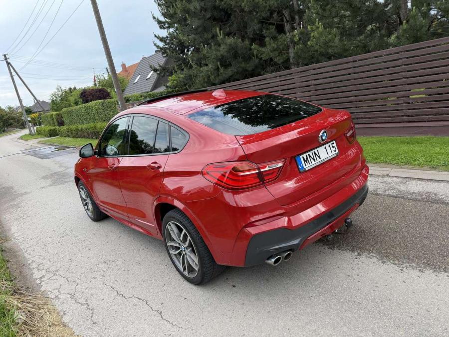 Sarkans BMW X4 2016 Kauņa, ar dzinēja tilpumu 2.99 L un nobraukumu 265 tūkst. km par 15999 €, foto 10 vietnē AUTOMOTO.COM.LV