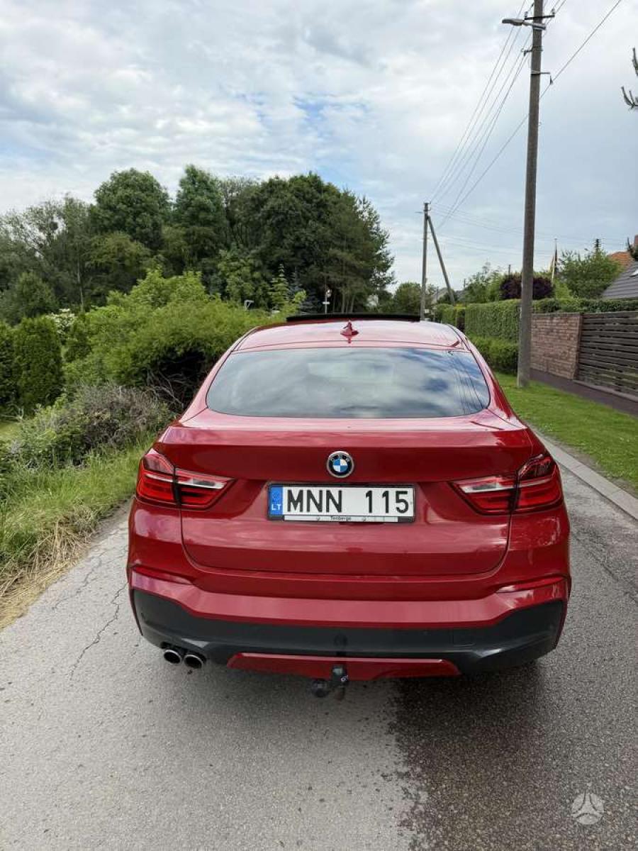 Sarkans BMW X4 2016 Kauņa, ar dzinēja tilpumu 2.99 L un nobraukumu 265 tūkst. km par 15999 €, foto 12 vietnē AUTOMOTO.COM.LV