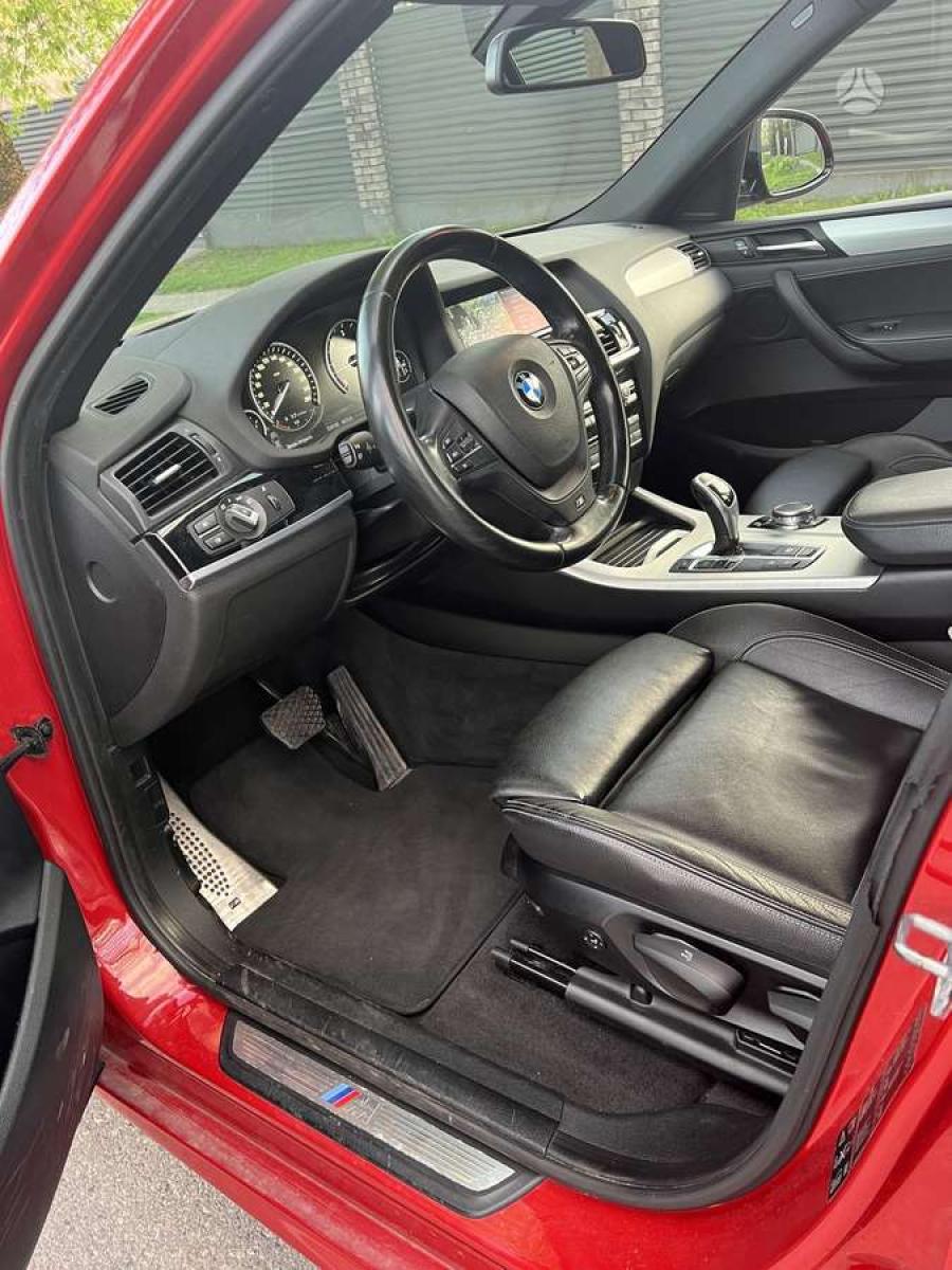 Sarkans BMW X4 2016 Kauņa, ar dzinēja tilpumu 2.99 L un nobraukumu 265 tūkst. km par 15999 €, foto 14 vietnē AUTOMOTO.COM.LV