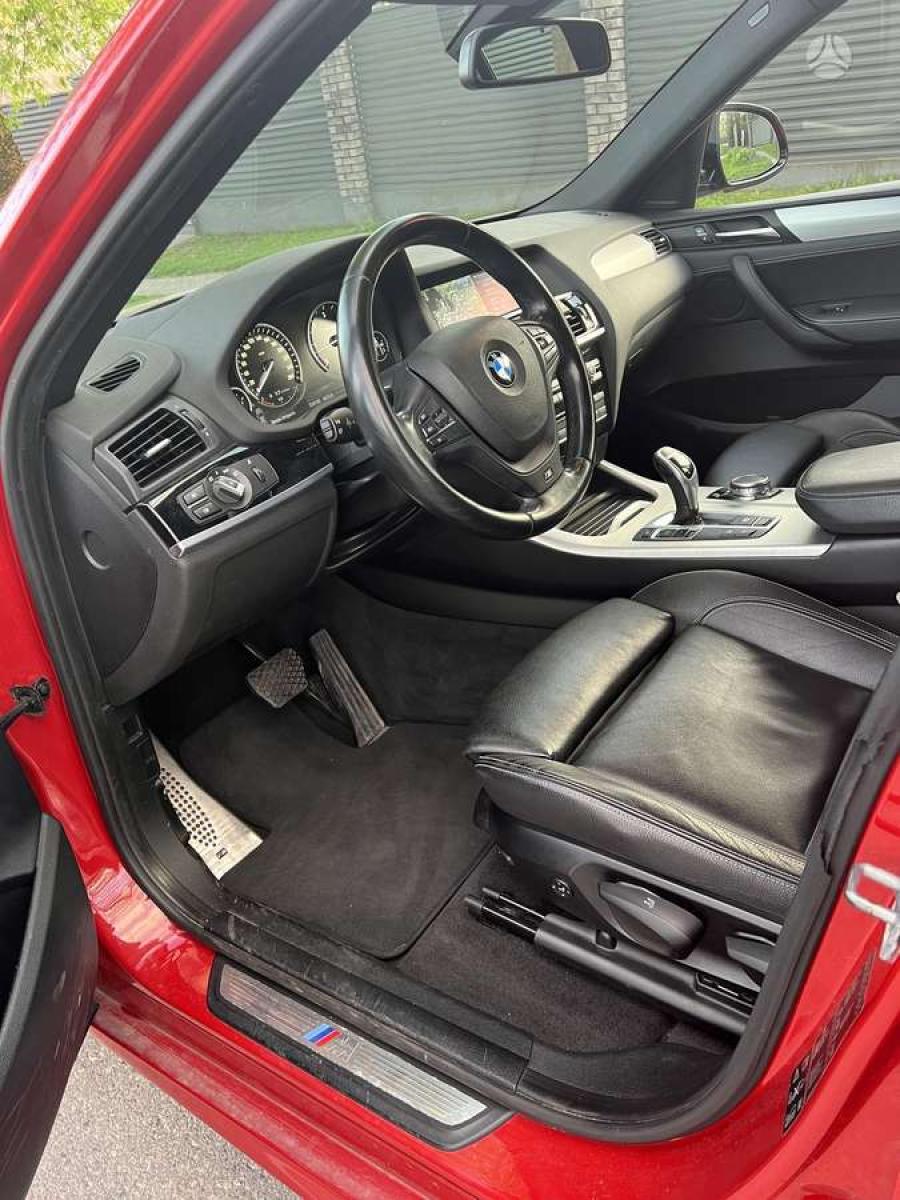 Sarkans BMW X4 2016 Kauņa, ar dzinēja tilpumu 2.99 L un nobraukumu 265 tūkst. km par 16100 €, foto 14 vietnē AUTOMOTO.COM.LV