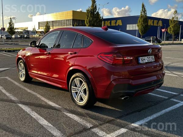 Красный БМВ Х4 2017 в Рига, объемом двигателя 2.00 л и пробегом 100 тыс. км за 29700 €, фото 3 на AUTOMOTO.COM.LV