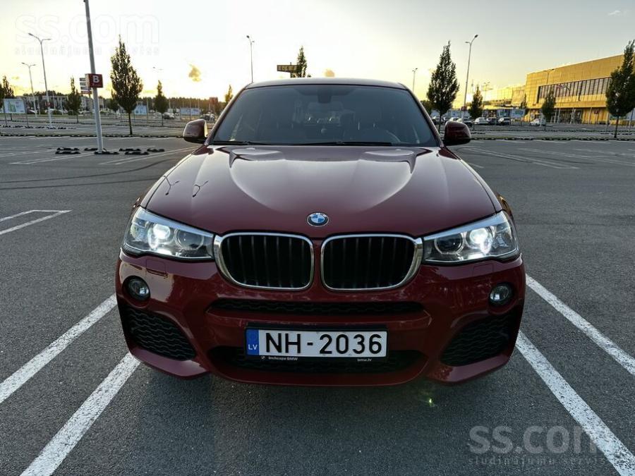 Красный БМВ Х4 2017 в Рига, объемом двигателя 2.00 л и пробегом 100 тыс. км за 29700 €, фото 23 на AUTOMOTO.COM.LV