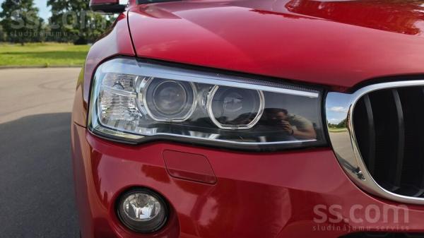 Red BMW X4 2017 in Riga, with an engine capacity of 2.00 L and mileage of 65 thousand km for 29600 €, photo 2 on AUTOMOTO.COM.LV