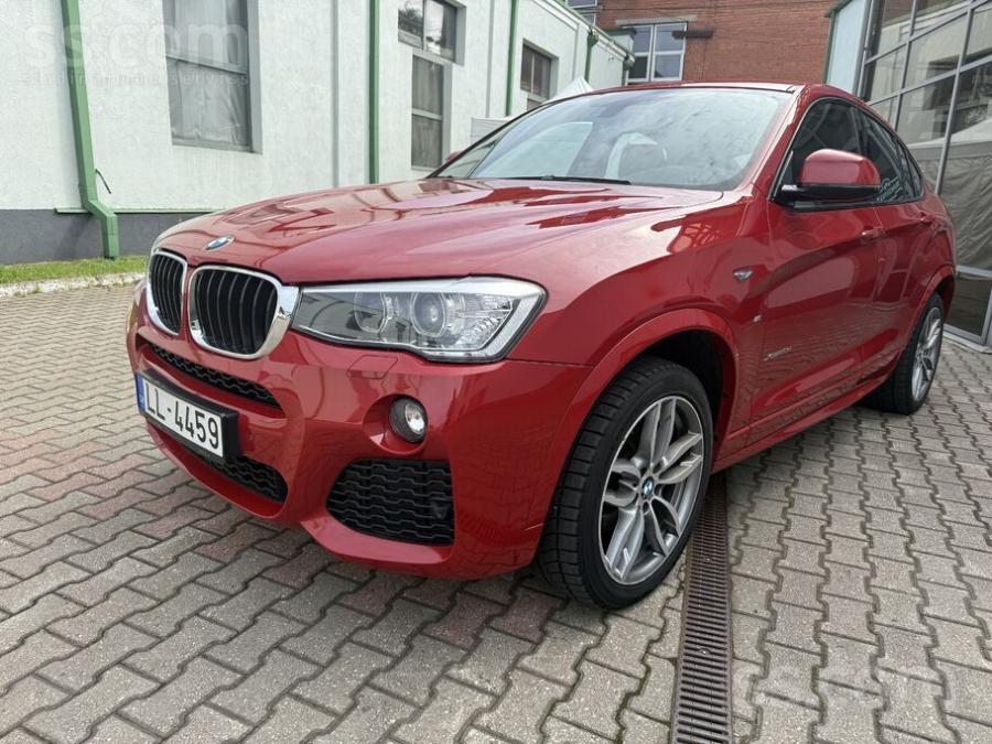 Sarkans BMW X4 2018 Rīga, ar dzinēja tilpumu 2.00 L un nobraukumu 92 tūkst. km par 22950 €, foto 1 vietnē AUTOMOTO.COM.LV