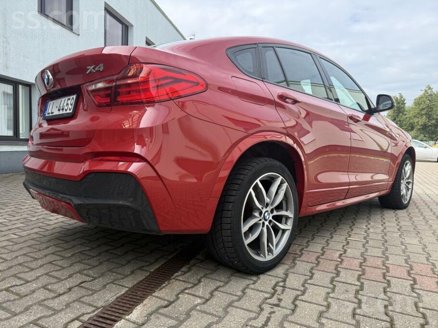 Sarkans BMW X4 2018 Rīga, ar dzinēja tilpumu 2.00 L un nobraukumu 92 tūkst. km par 22950 €, foto 3 vietnē AUTOMOTO.COM.LV