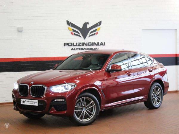 Red BMW X4 2019 in Kaunas, with an engine capacity of 2.00 L and mileage of 103 thousand km for 32700 €, photo 1 on AUTOMOTO.COM.LV